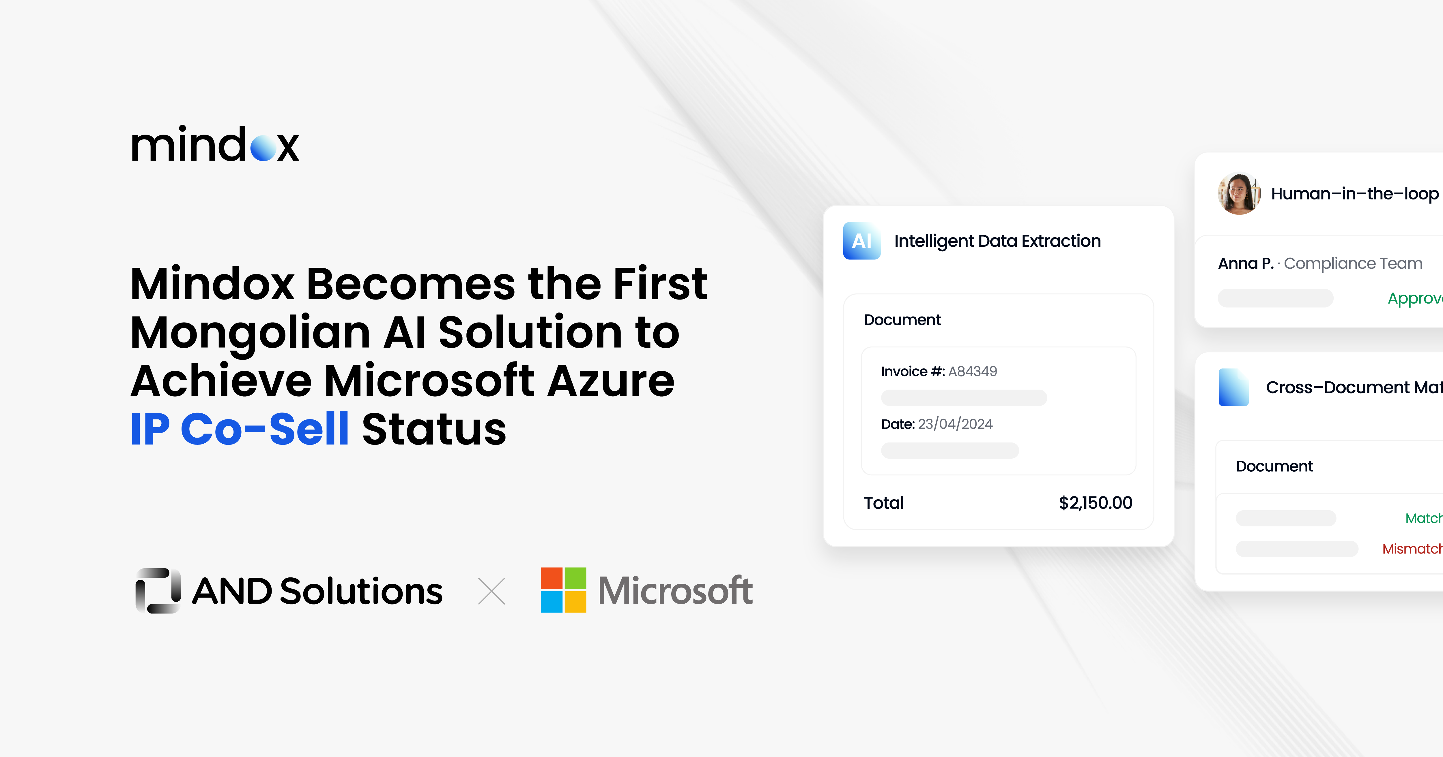 Mindox Becomes the First Mongolian AI Solution to Achieve Microsoft Azure IP Co-Sell Status